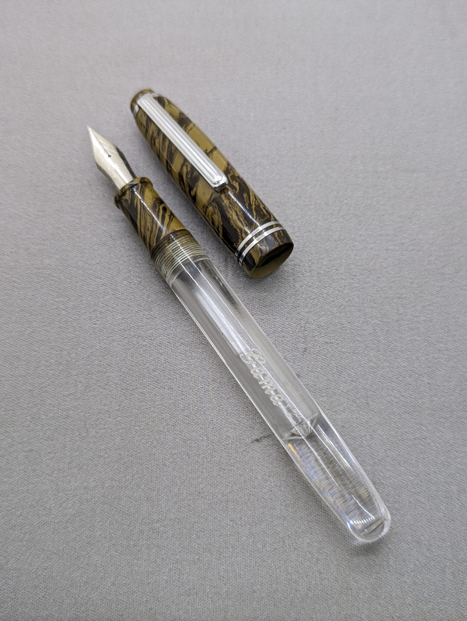 Handcrafted Fountain Pen | GAMA HALF DEMONSTRATOR